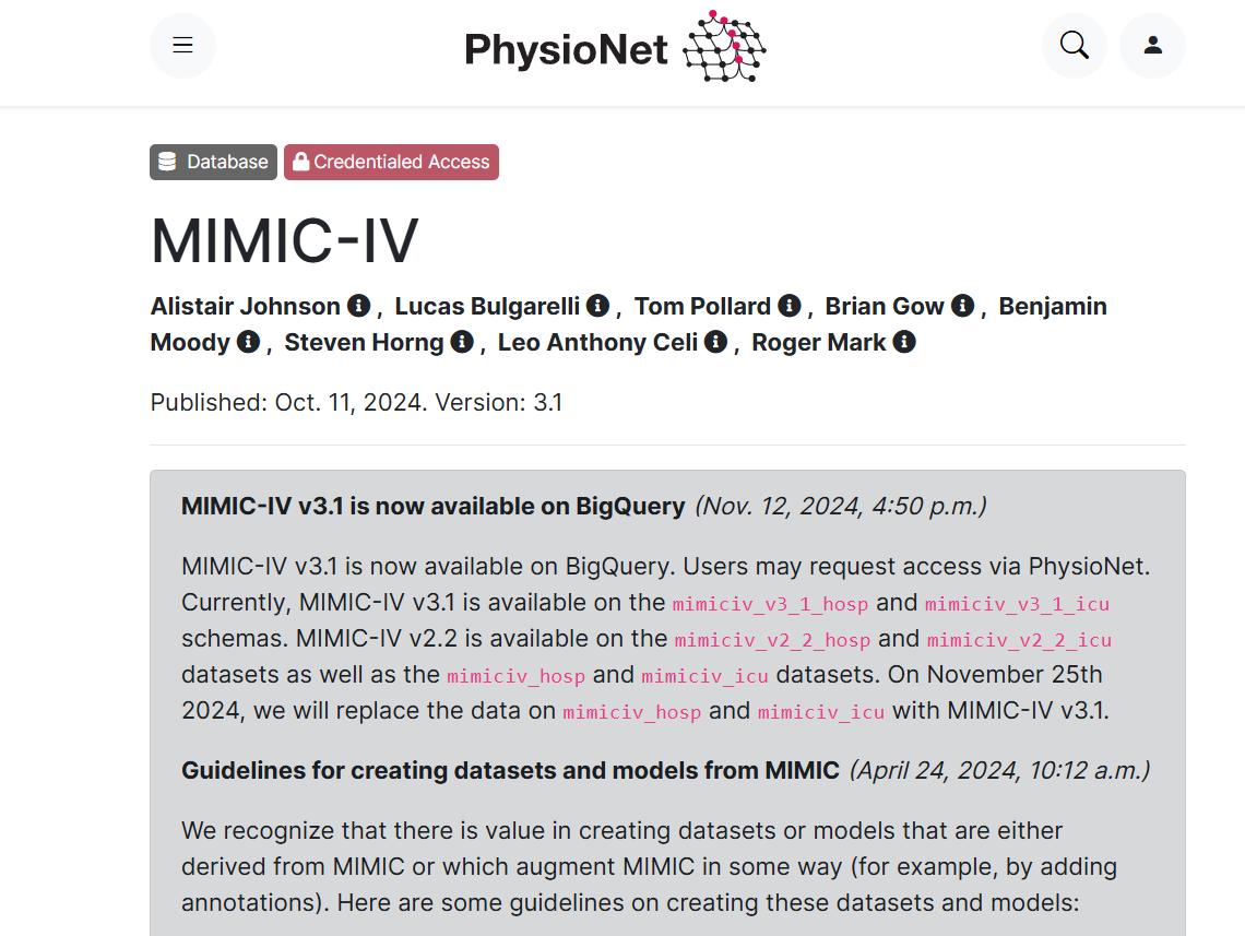 MIMIC-IV数据库下载_大数据-CSDN问答