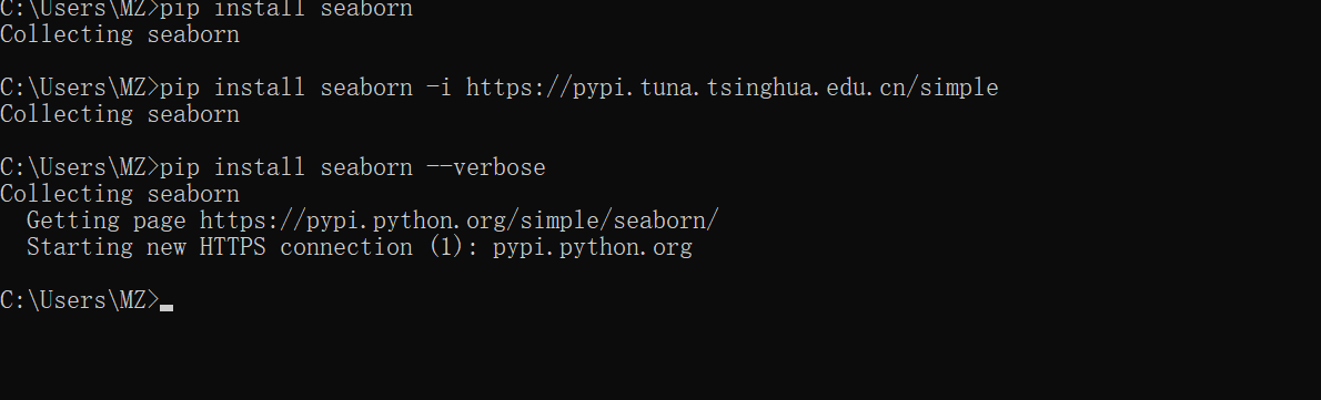 有人知道为什么一直装不起seaborn吗？_编程语言-CSDN问答