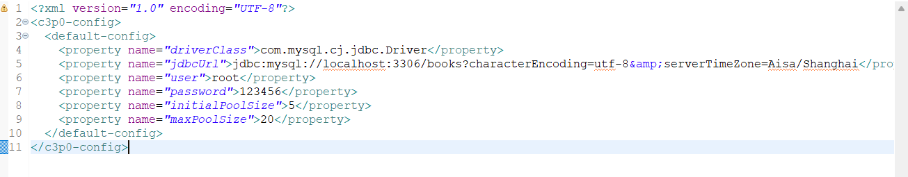 显示的是找不到数据库books这是我的C3p0代码，如何解决？（相关搜索：连接数据库）_编程语言-CSDN问答