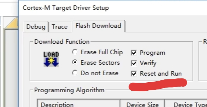 Keil 5中魔术棒里的reset and run选项不管用_嵌入式-CSDN问答