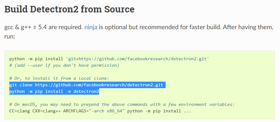 尝试在Anaconda环境中，安装Detectron2时遇到问题_编程语言-CSDN问答