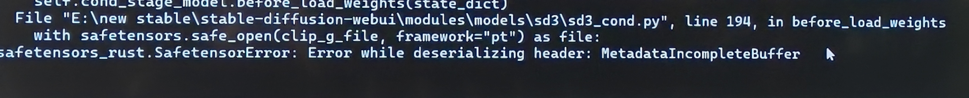 stable diffusion无法加载模型_AIGC-CSDN问答