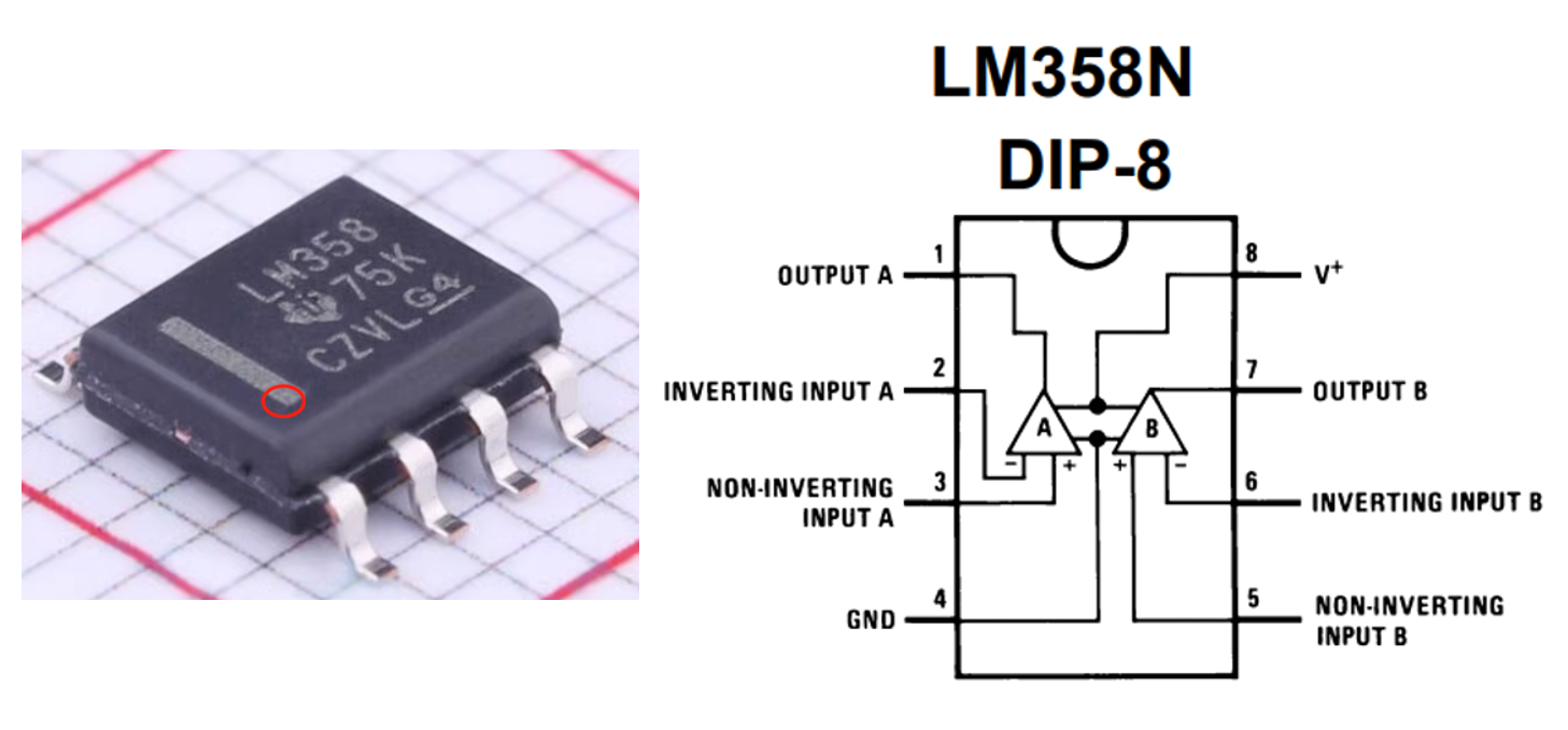 LM358第二运放作电压跟随器时，引脚电压测量值无法通过理论解释_嵌入式-CSDN问答
