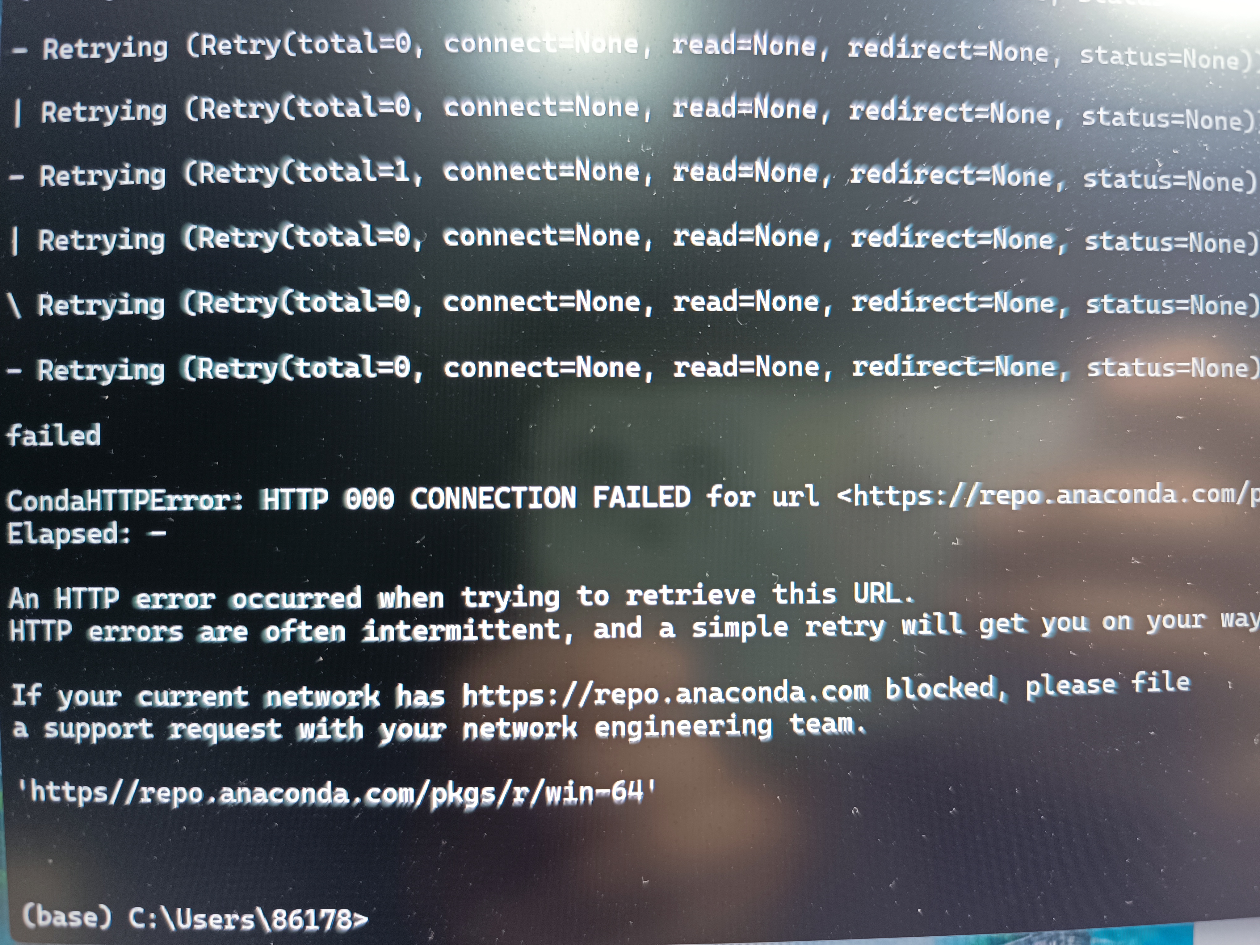 为什么会出现如下我的anaconda prompt中，Python版本读取不成功的问题，Python版本我用了好几个，好像都不能成功_人工智能-CSDN问答