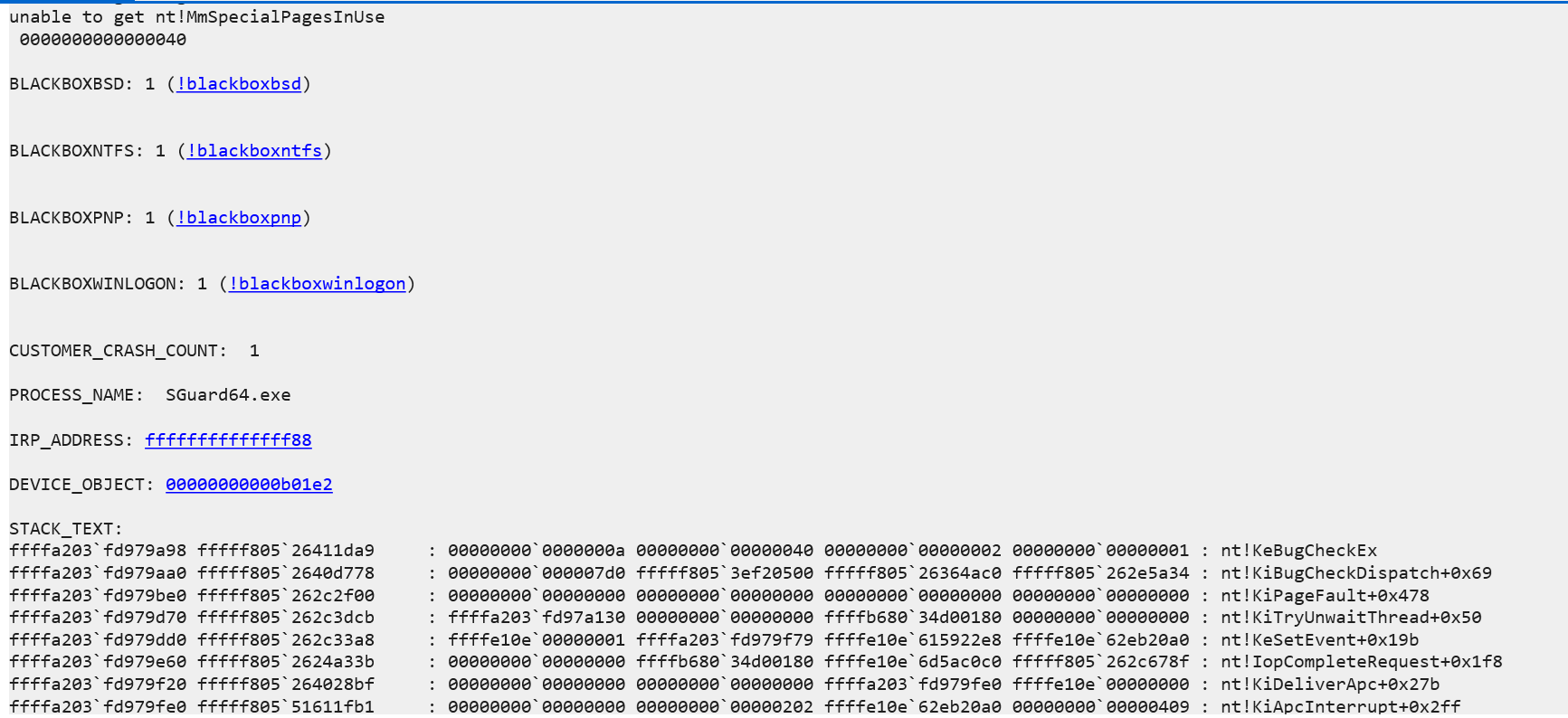 关于#windows#的问题：蓝屏代码IRQL_NOT_LESS_OR_EQUAL，蓝屏文件如下图：_微软技术-CSDN问答