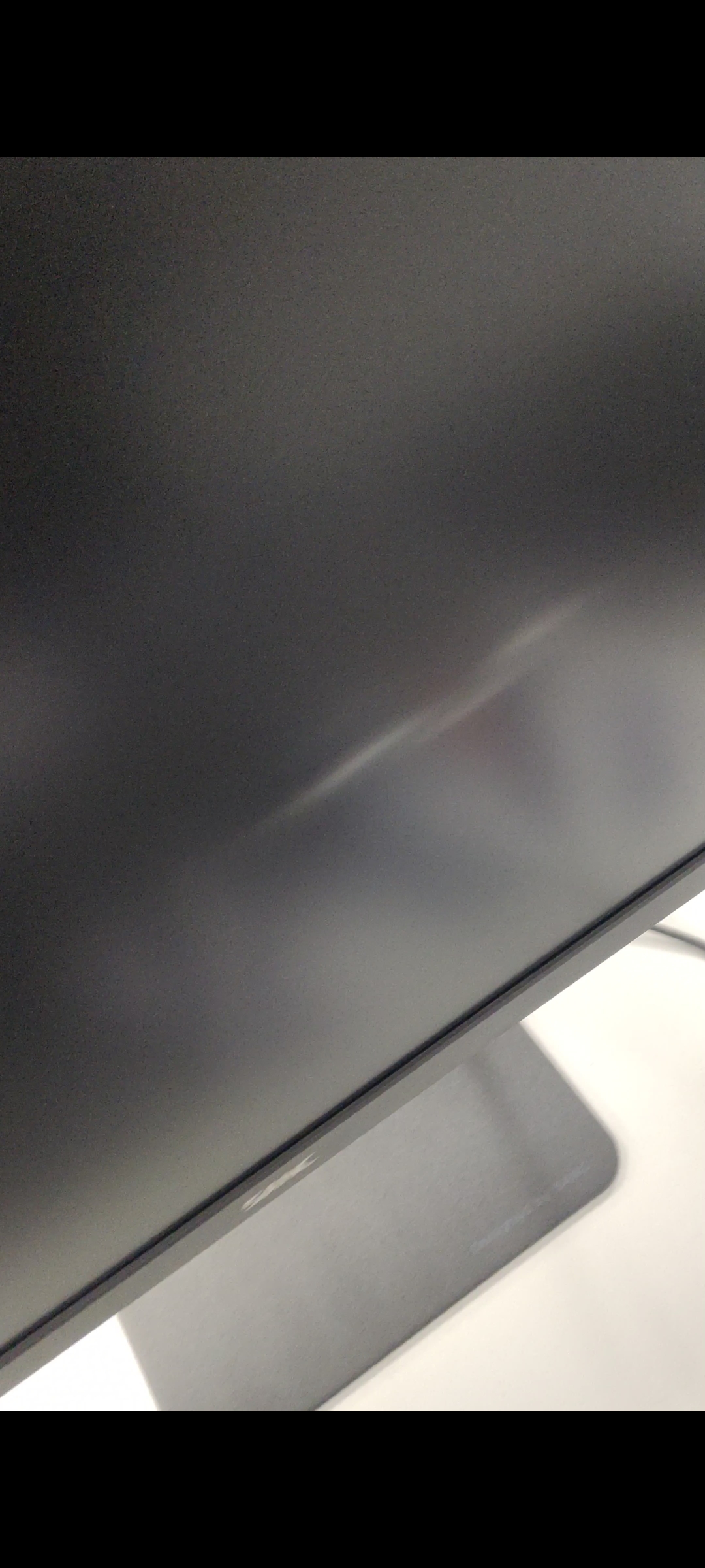 请问显示器断电黑屏状态有白斑咋回事呢_-CSDN问答