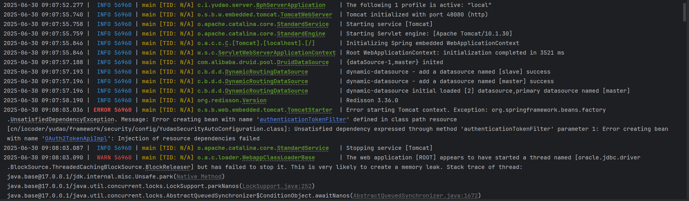 Error starting Tomcat context._后端-CSDN问答