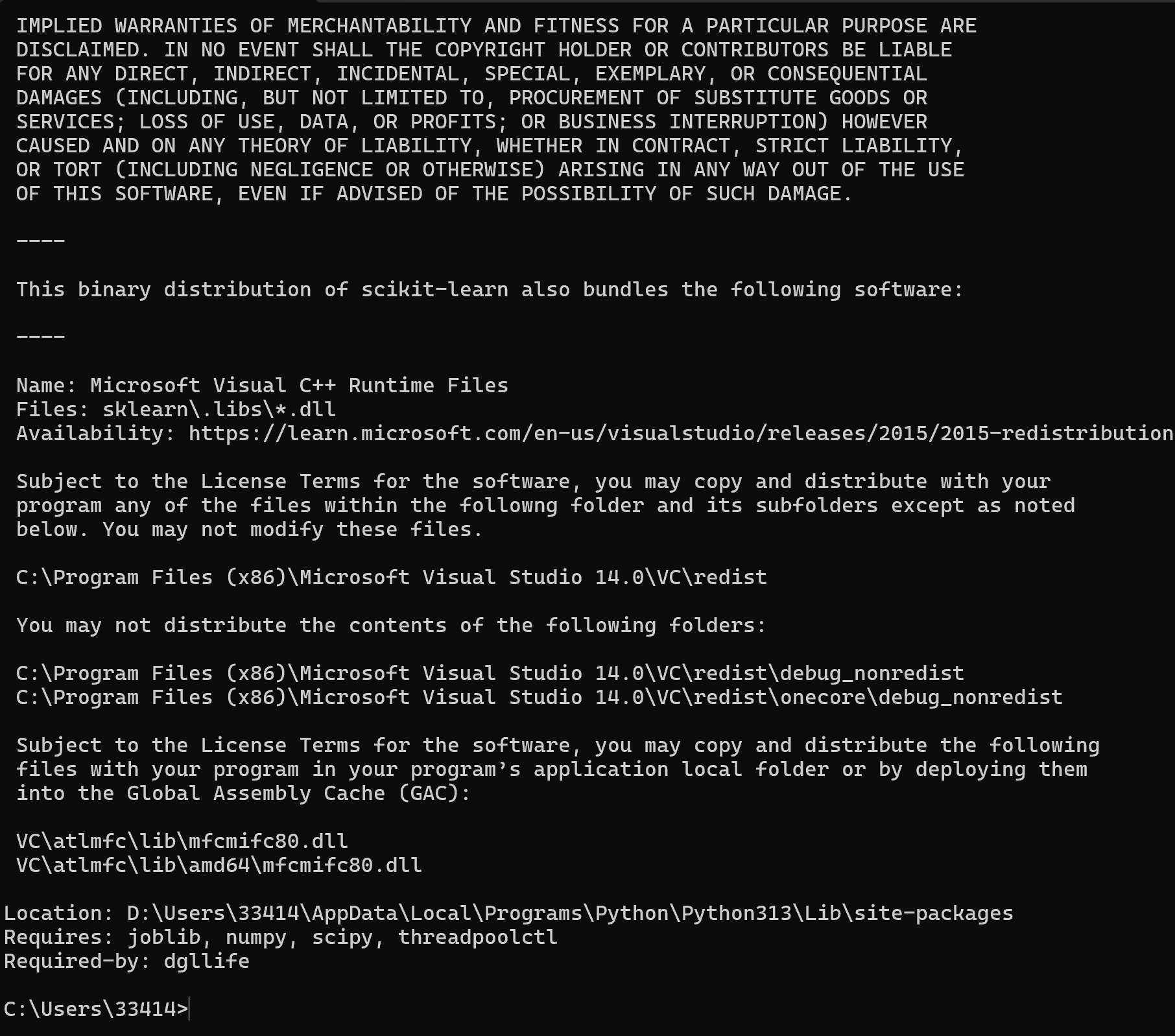 如图 请问为什么sklearn库都安装好了还是报错啊 是环境的问题吗 别的脚本也出现这样的问题_编程语言-CSDN问答
