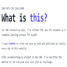 100DaysCSS-day2挑战_cssday100-CSDN博客