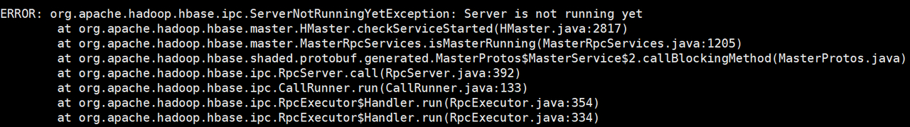 Hbase正常启动，执行命令报错 Server is not running yet-CSDN博客