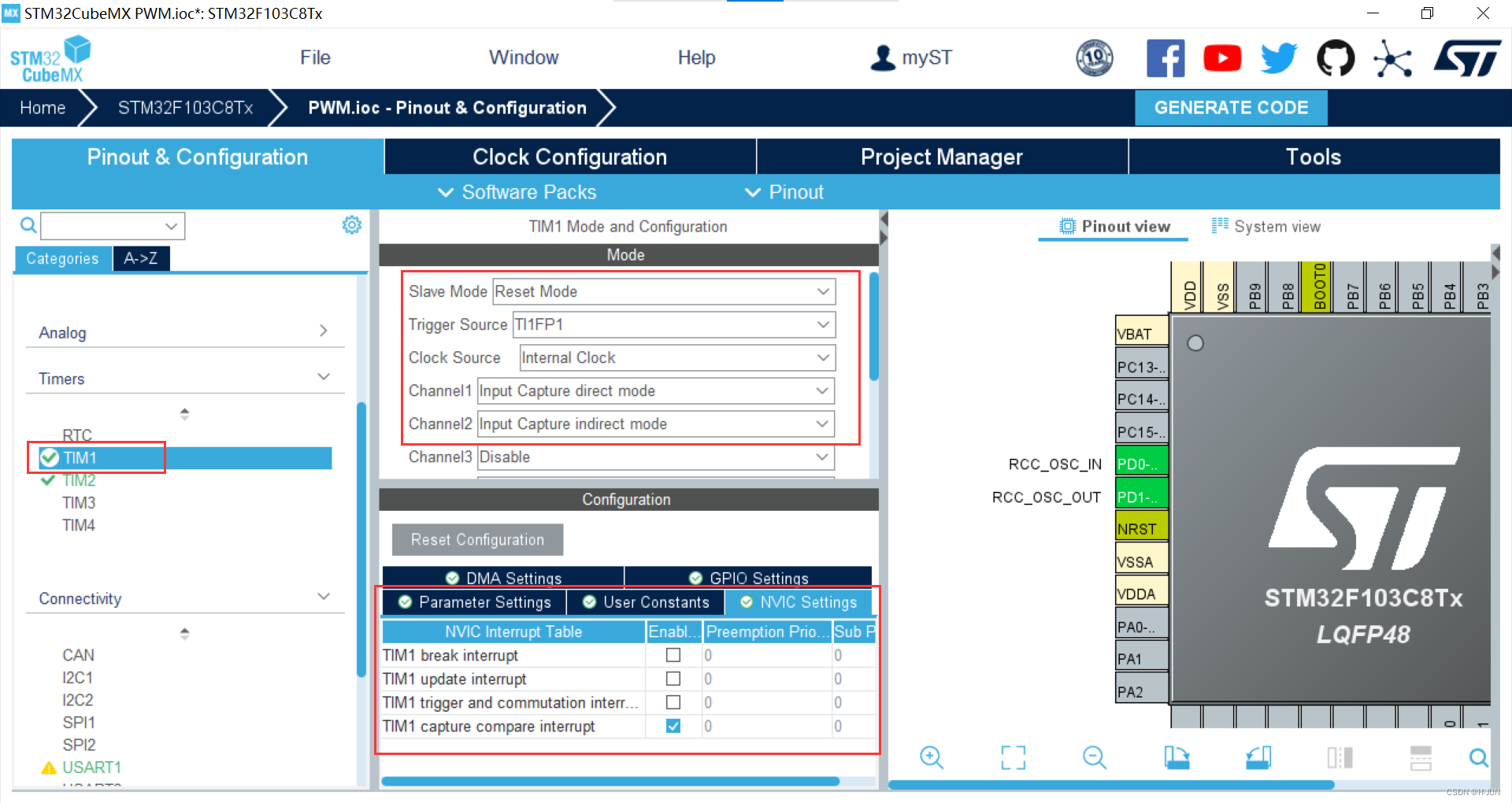 基于STM32的呼吸灯（pwm）_stm32怎么做呼吸灯-CSDN博客