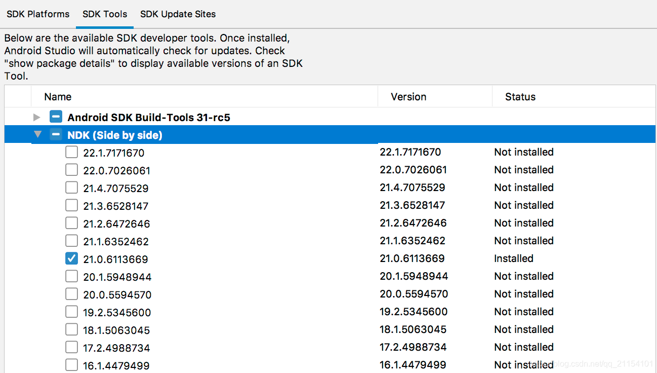 NDK报错 No version of NDK matched the requested version-CSDN博客