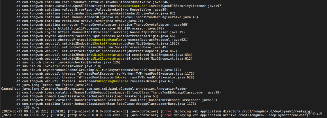 Caused by: java.lang.ClassNotFoundException: com.sun.xml.bind.v2.model.annotation ...