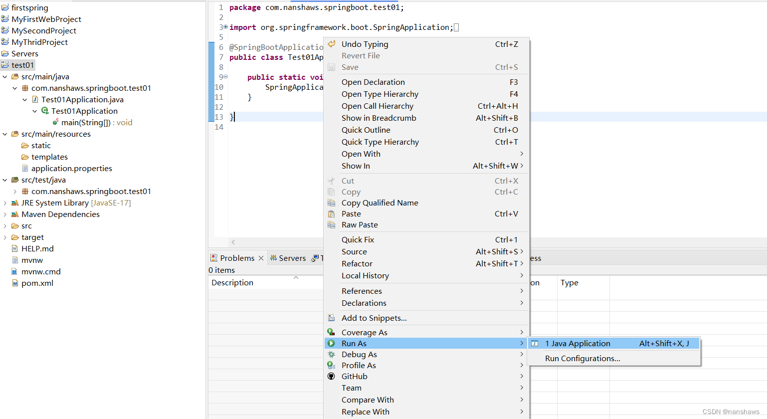 eclipse搭建springboot项目_eclipse运行springboot启动类-CSDN博客