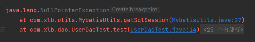 java踩坑日记：mybatis：java.lang.NullPointerException_sqlsessionfactory = new sqlsessionfactorybuilder ...