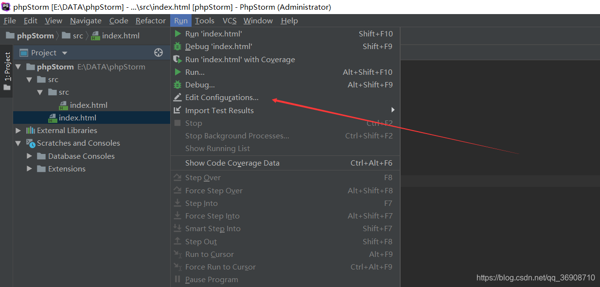 phpStorm的web服务器部署_phpstrom启动web服务-CSDN博客