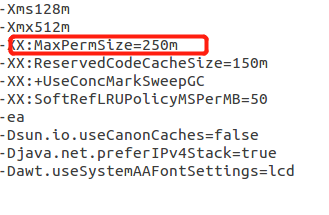 虚拟机中 Linux环境下idea 报Java HotSpot(TM) 64-Bit Server VM warning: ignoring option MaxPermSize=350m ...