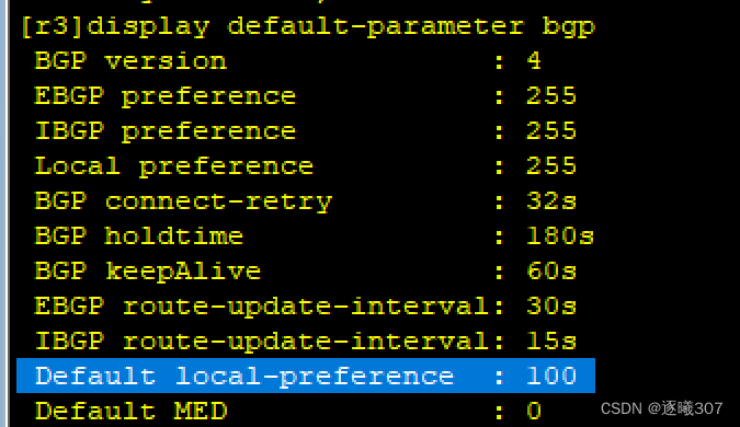 【BGP路径选择】Preferred Value，Local Preference_preferred-value-CSDN博客