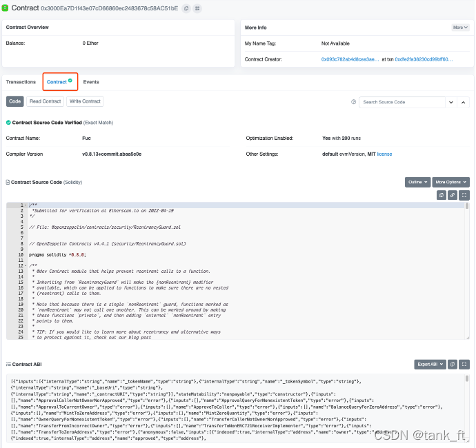 Etherscan上验证发布合约（Verify And Publish）完整详细步骤_verify & publish contract source code-CSDN博客