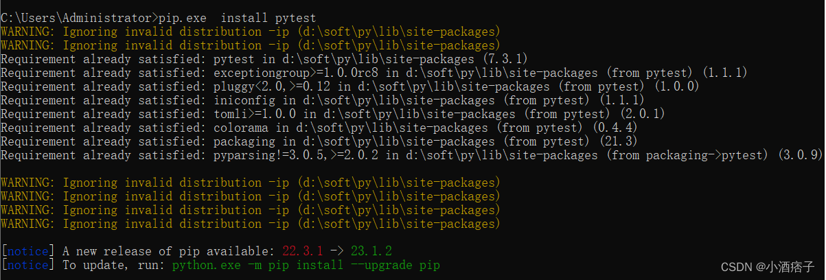 执行pip命令，Unknown or unsupported command ‘install‘_pip命令unkown install-CSDN博客