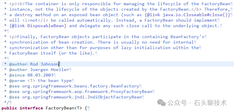 面试不慌张：一文读懂FactoryBean的实现原理_factorybean接口创建bean-CSDN博客
