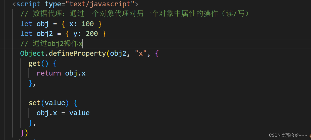 Object.defineProperty() 方法_vue object.defineproperty 数组-CSDN博客