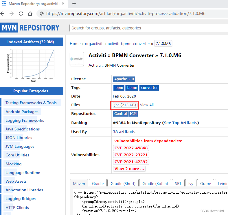 工作流之spring2引入activiti7的jar问题_dependency 'org.activiti:spring-boot-starter-basic-CSDN博客