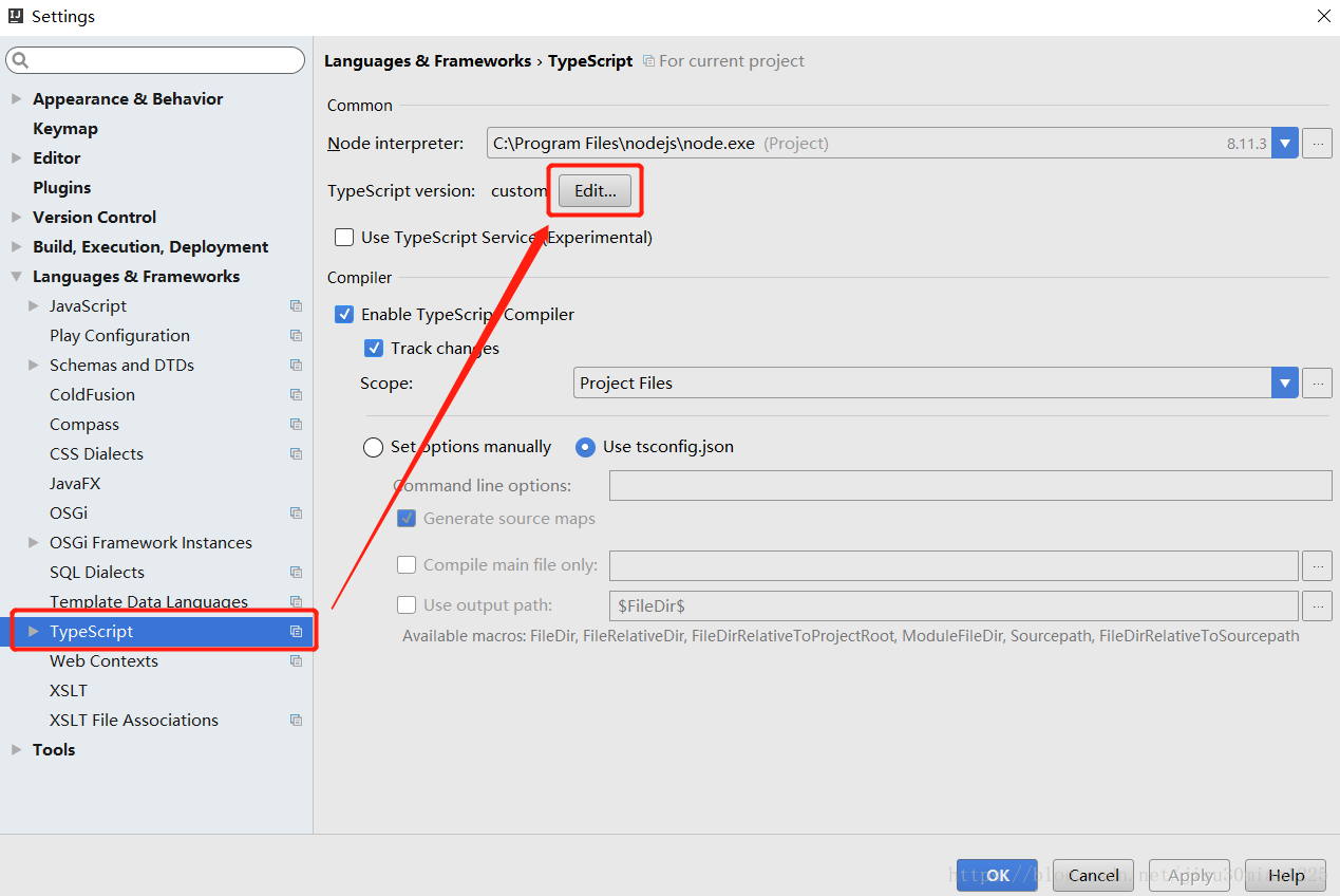 Intellij idea设置支持TypeScript_idea typescript插件-CSDN博客