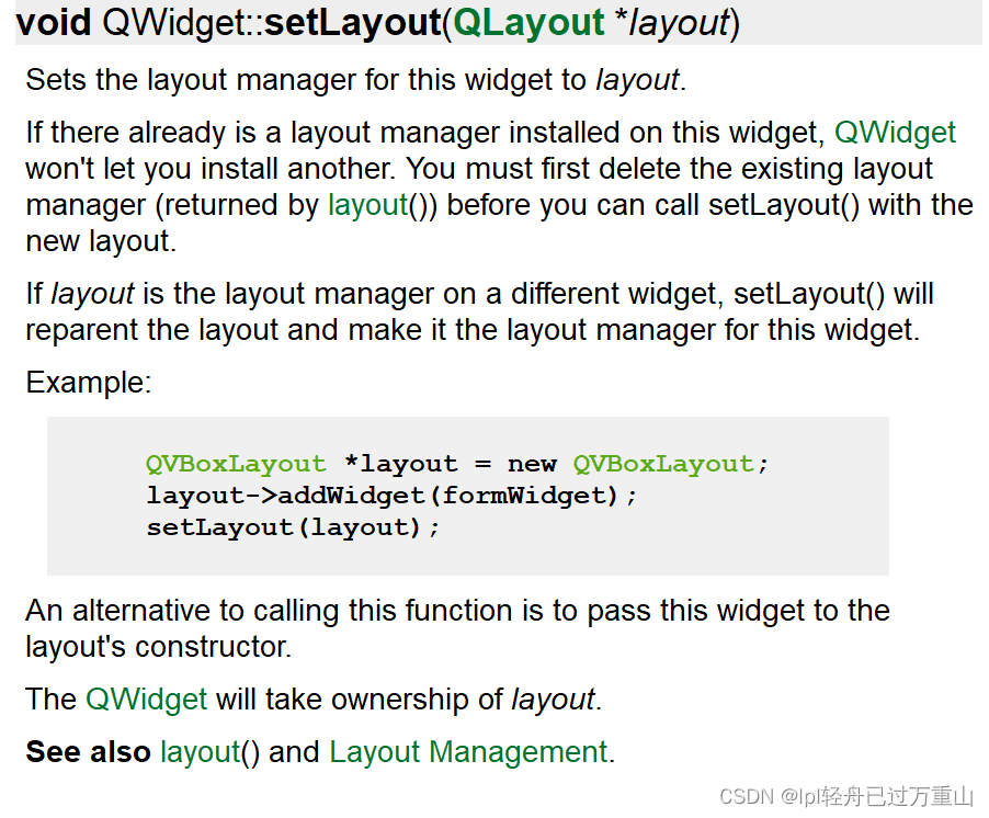 QWidget的setLayout函数_qwidget setlayout-CSDN博客