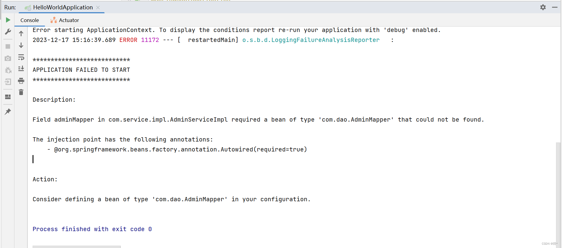 Springboot中启动类的注解mapperscan“comdao“mapperscan注解找不到 Csdn博客