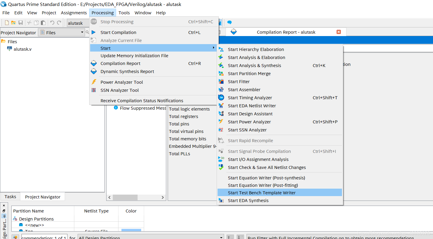 FPGA学习笔记Project基于Quartus Prime和ModelSim任务task的使用_modelsim task-CSDN博客
