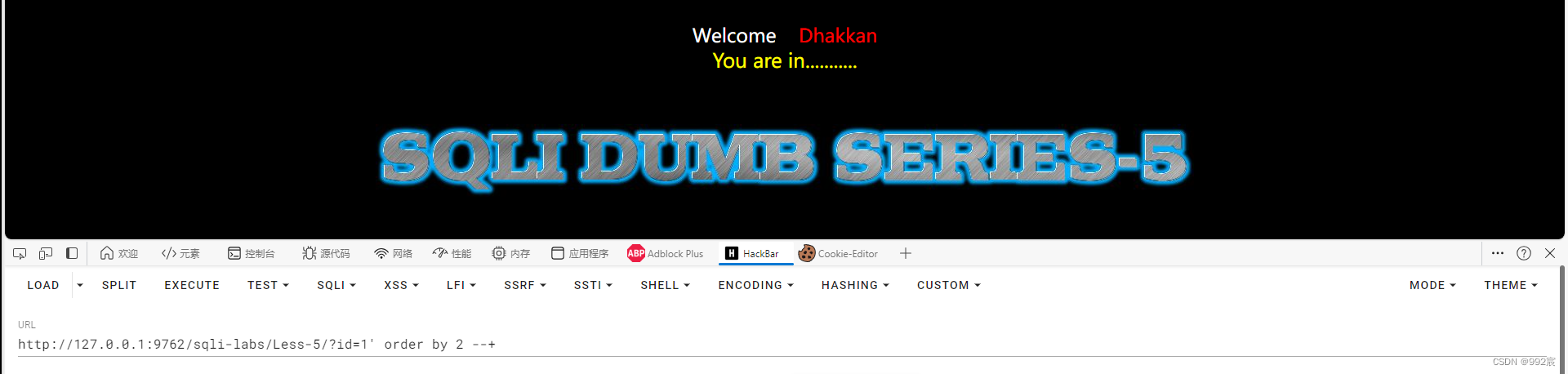 sqli-labs解题记录_please input the id as parameter with numeric valu-CSDN博客