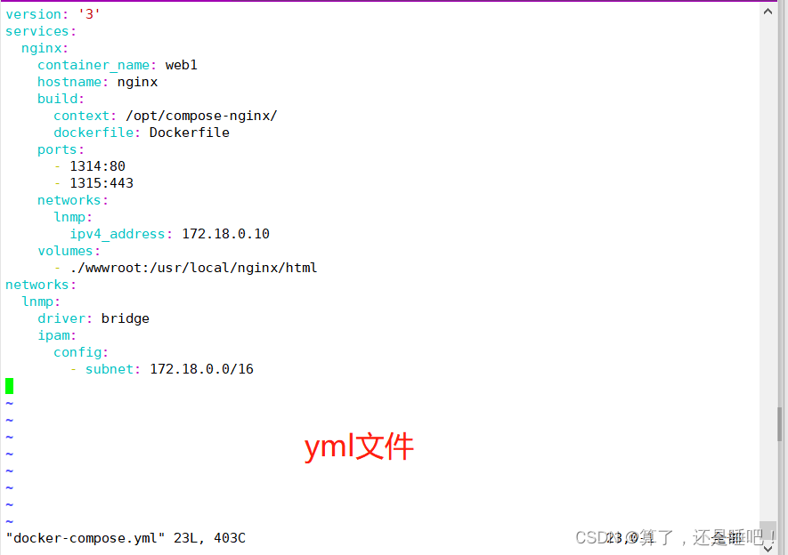 Docker Compose编排compose编排网络 Csdn博客 9692