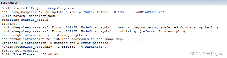 勾选Use Microlib报错，解决编译出现Undefined symbol __use_two_region_memory 和Undefined symbol __initial_sp的 ...