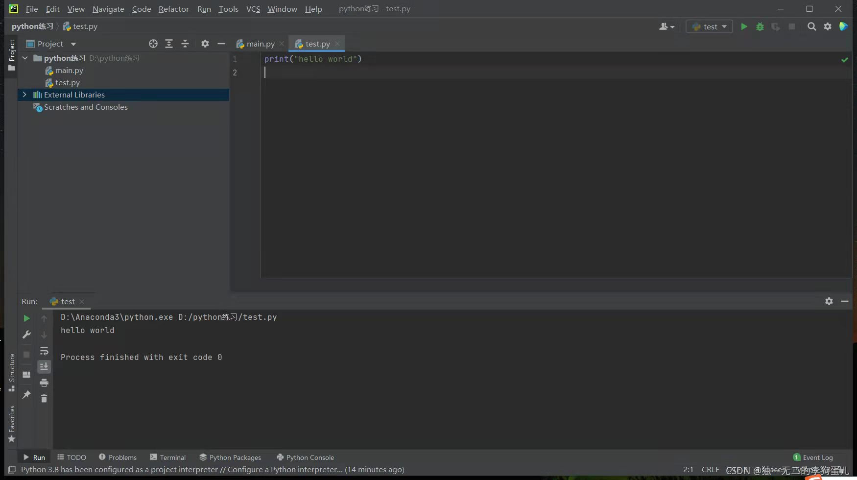 关于问题“编译环境无法设置python SDK”以及“Fatal Python error : Py_Initialize : unable to load the file system ...