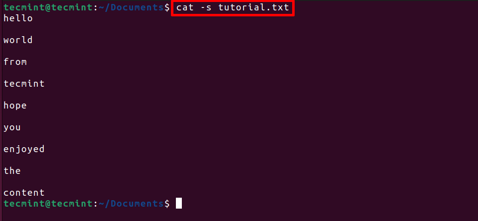 Linux-命令-cat-示例_cat 两个文件-CSDN博客