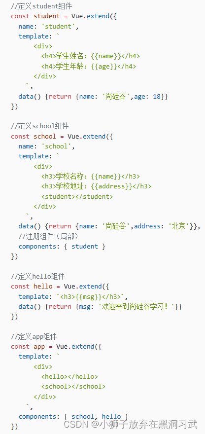 17vue Vue组件化编程 Csdn博客