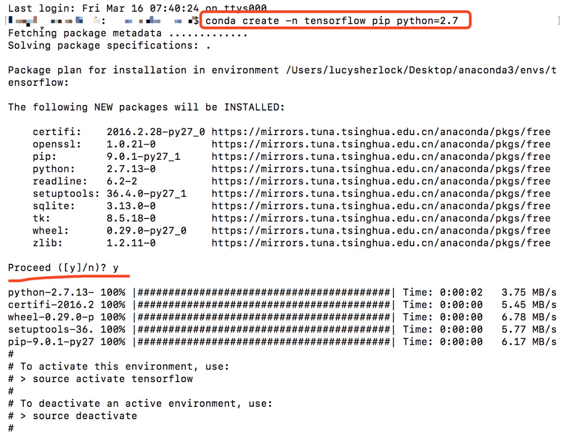 Mac 基于Anaconda的TensorFlow安装笔记-CSDN博客