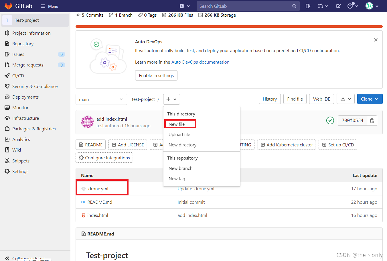 使用GitLab+Drone CI持续集成自动部署web项目，图文详细_gitlab drone-CSDN博客