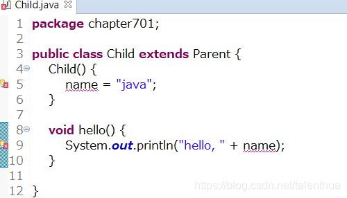 java extends继承_extend talent-CSDN博客