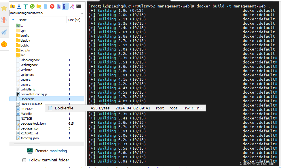 前端使用docker镜像打包 Docker打包前端镜像 Csdn博客