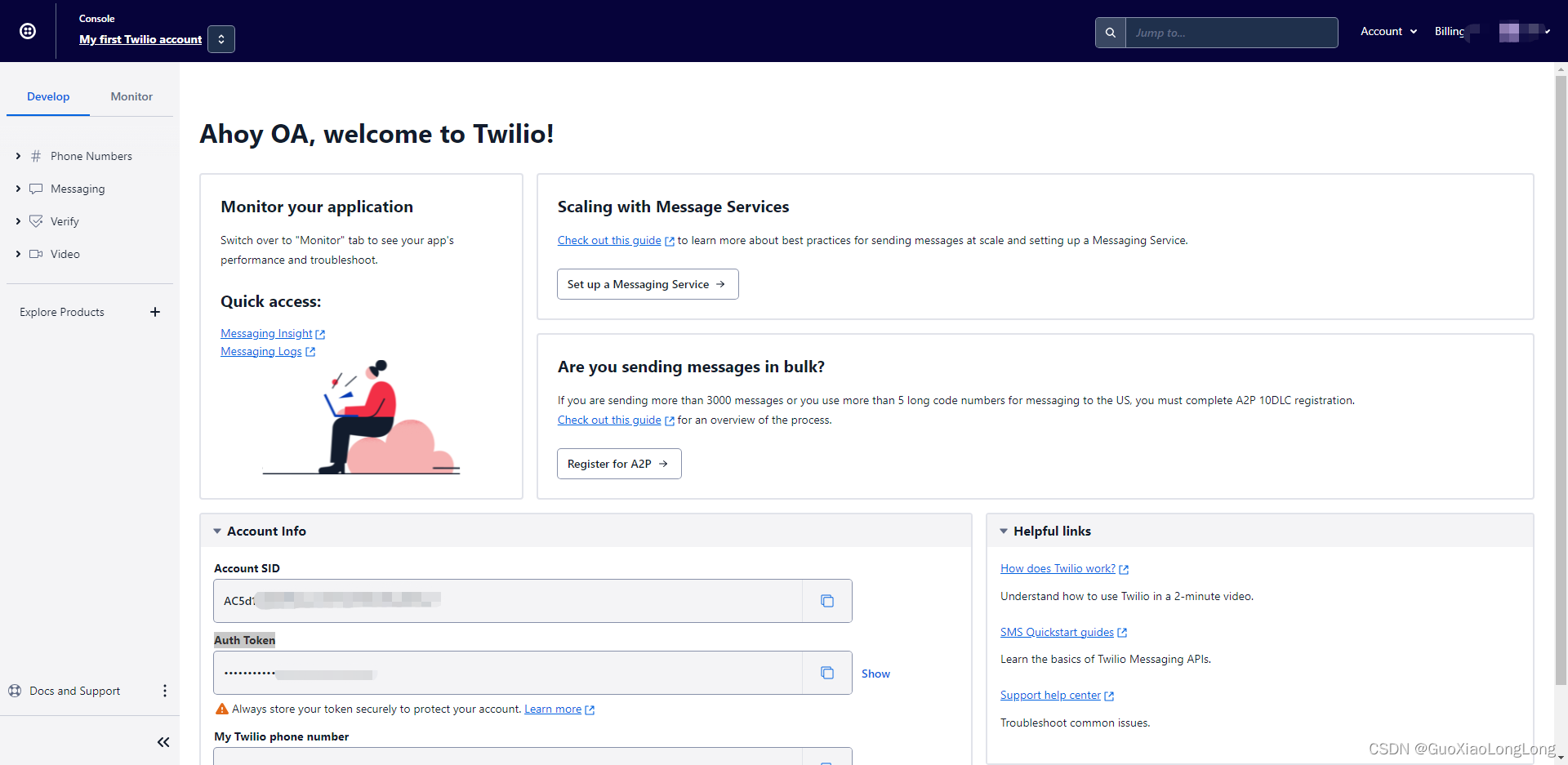Java通过twilio发送手机验证码如何在java程序中使用twilio发送短信 Csdn博客