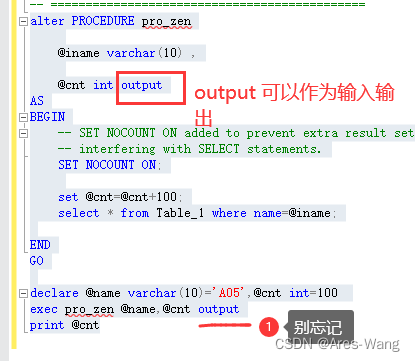 sql server 存储过程 set ansi_nulls set quoted_identifier，out 、output_sqlserver 存储过程事物 set 值为null-CSDN博客