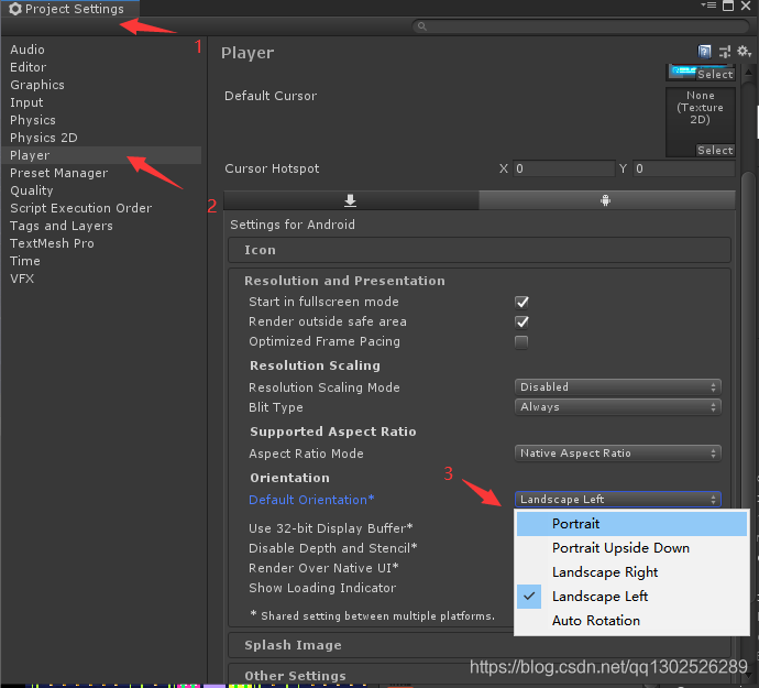 Unity设置横竖屏_unity打包windows10竖屏-CSDN博客