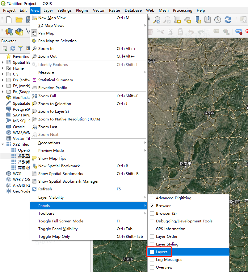 QGIS左下角的Layers不小心关闭了_qgis调出左边图层窗口-CSDN博客