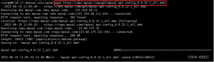 debian 使用apt安装MySql_package 'mysql-server' has no installation candida-CSDN博客