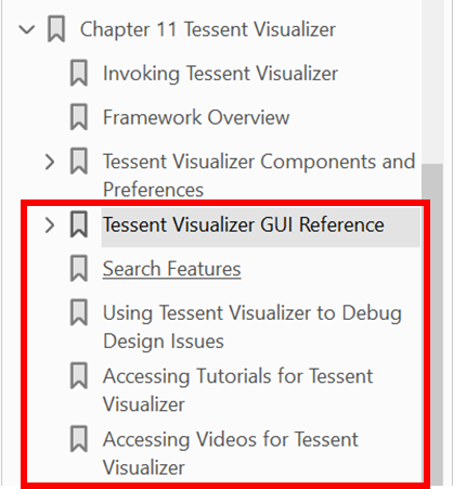 Tessent-Shell Chapter11 Tessent Visualizer Components and Preferences 后 ...