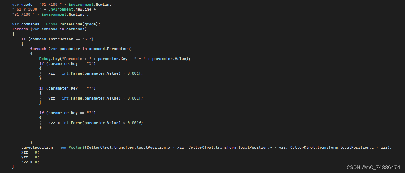 Unity中使用Foreach遍历G代码时如何控制物体移动速度_unity的foreach控制物体-CSDN博客