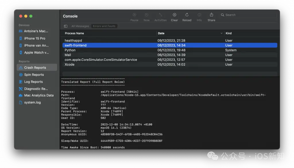 如何分析 iOS 中的 Crash logs_ios ips文件-CSDN博客
