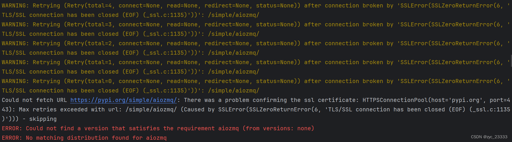 windows在开启vpn并启用系统代理的情况下，python的pip install会出现TLS/SSL错误_pip install 老是指向一个tls证书-CSDN博客